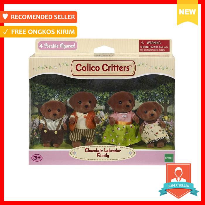 Jual SYLVANIAN FAMILIES / CALICO CRITTERS CHOCOLATE LABRADOR FAMILY ...