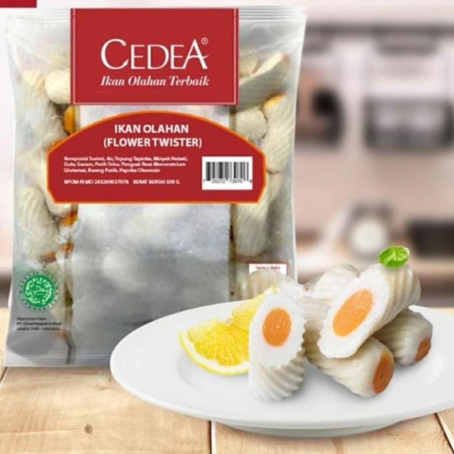 Jual CEDEA FLOWER TWISTER 500 GR IKAN OLAHAN | Shopee Indonesia