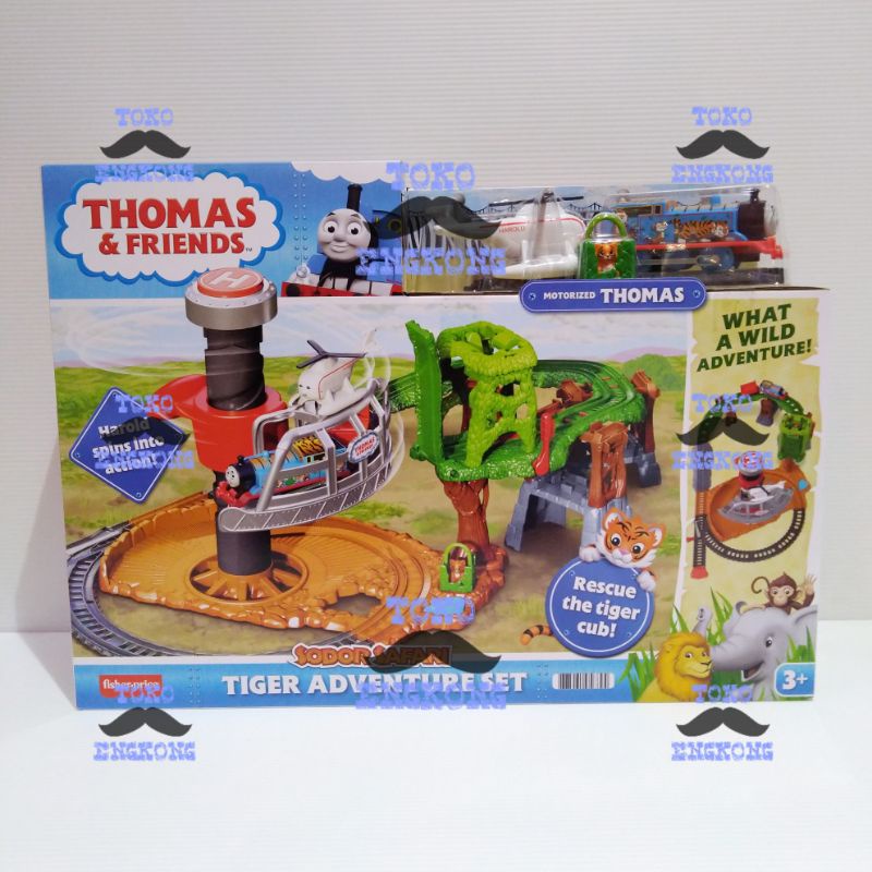 Jual THOMAS & FRIENDS SODOR SAFARI TIGER ADVENTURE SET KERETA API ...