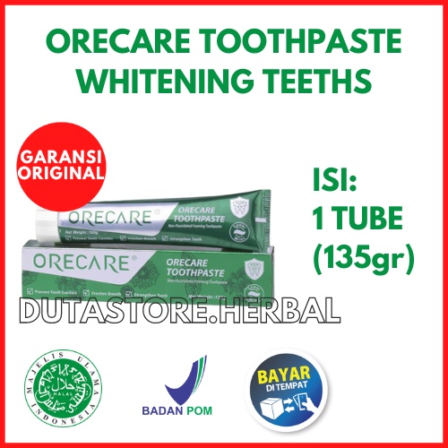 Jual Tiens Orecare Super Whitening Teeth/Herbal Tooth Paste Original ...