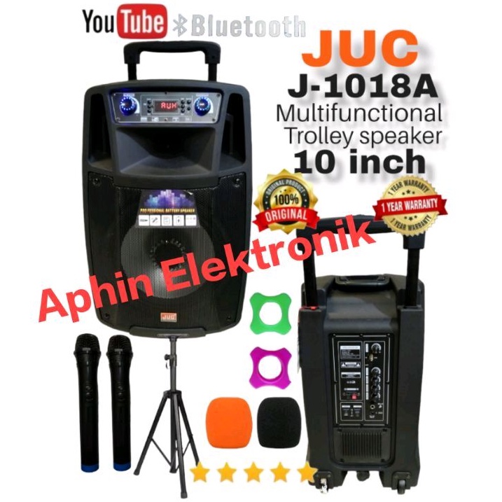 Jual Speaker Aktif JUC 10 inch J-1018A Speaker bluetooth ORIGINAL | Shopee Indonesia