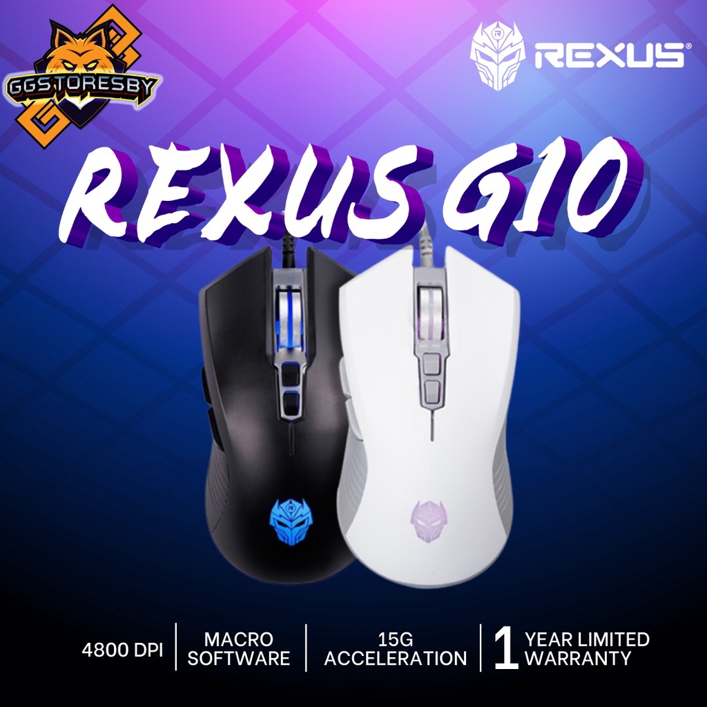 Jual REXUS XIERRA G10 WIRED Gaming Mouse | Shopee Indonesia