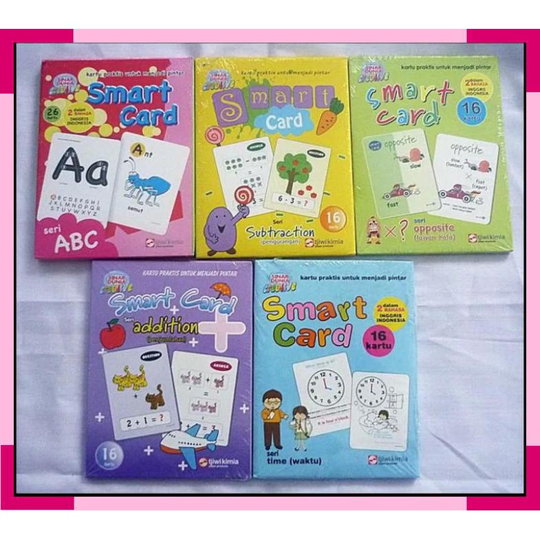 Jual Smart Card Kartu Pintar Mainan Edukasi Anak | Shopee Indonesia