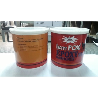 Jual Lem Fox Epoxy 2 Komponen Resin AD 102 Hardener VR 503 1 kg winston ...