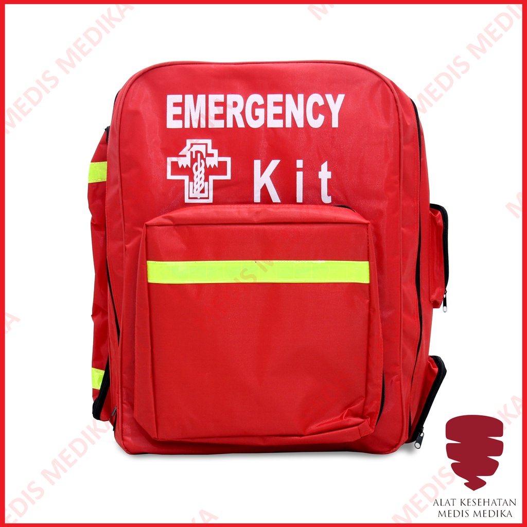 Jual Tas Emergency Kit Gendong Ransel Bag PMI P3K Firts Aids Medis ...