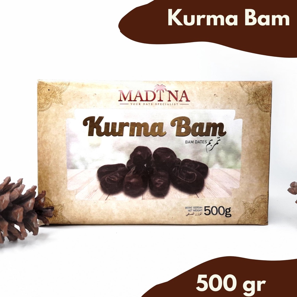 Jual Kurma Bam Anggur Madina 500gram Mazafati Black Diamond/ Kurma ...