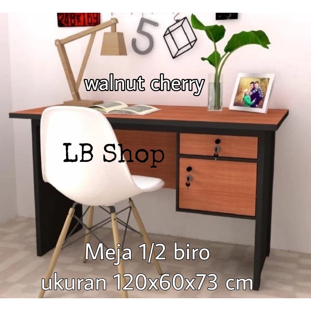 Jual MEJA 1/2 BIRO/MEJA KASIR/MEJA KANTOR/MEJA MULTIFUNGSI SERBAGUNA ...