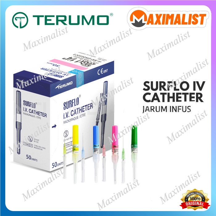 Jual 1 Box isi 50 pcs - IV Catheter Terumo - Abocath - Catheter Terumo ...