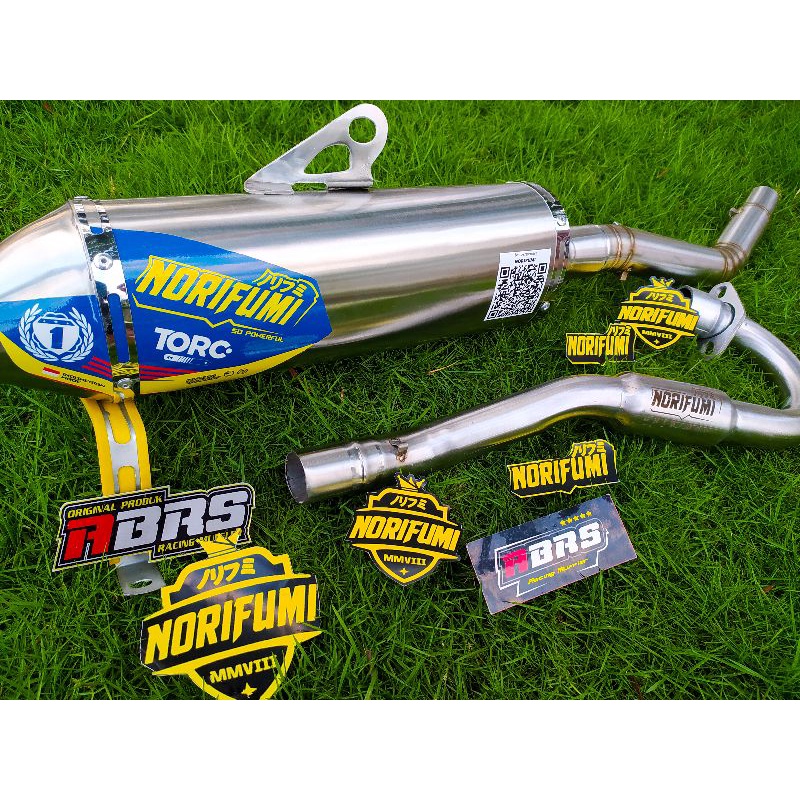 Jual KNALPOT NORIFUMI TORC PANJANG PNP KLX150-CRF150L-DTRACKER-WR155 ...