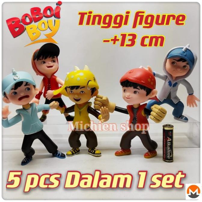 Produk Terbaik] Boboiboy Boboi Boboy Action Figure 13Cm Satuan Topper ...