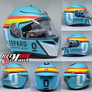 Jual AGV K-3 SV MIR 2017 Helm Full Face AGV K3SV AGV LEOPARD | Shopee ...