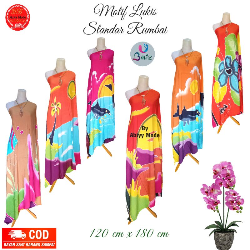 Jual Kain Bali Pantai - Kain Bali Motif Lukis Standar PWT - Sarung ... Jual Kain Bali Pantai - Kain Bali Motif Lukis Standar PWT - Sarung ...