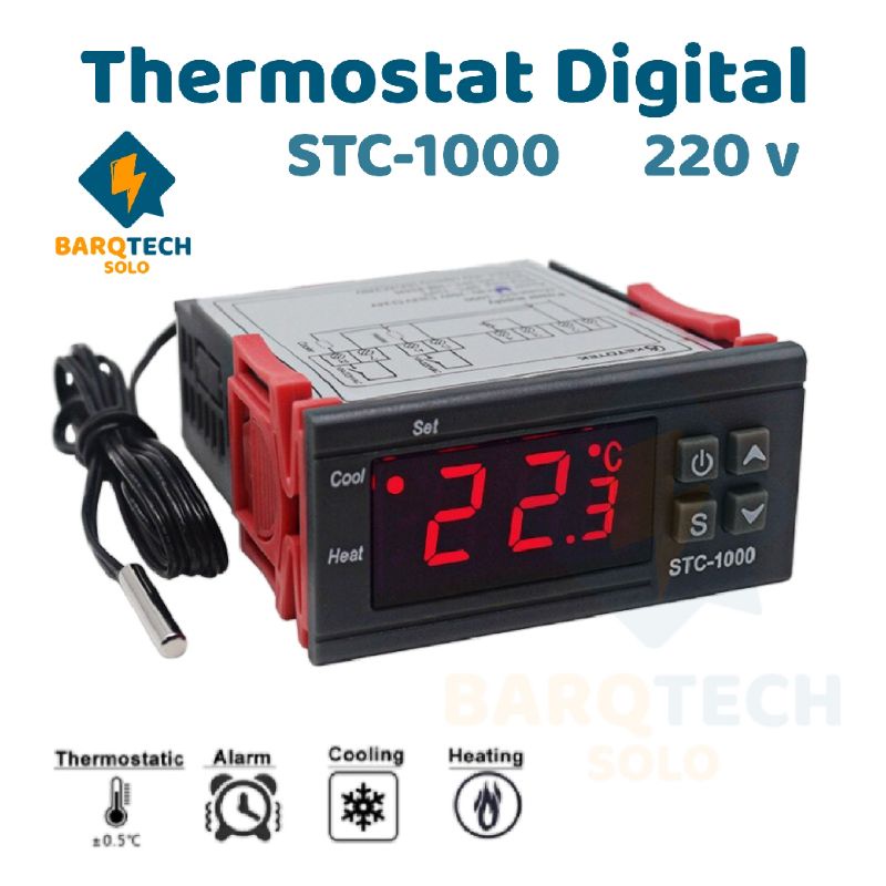 Jual Thermostat / Termostat Digital STC 1000 220v Indonesia|Shopee Indonesia