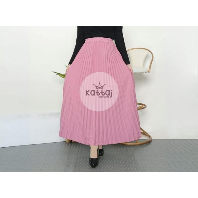 Jual paket hampers Rok Plisket Premium Tebal & Pashmina ceruty free ...