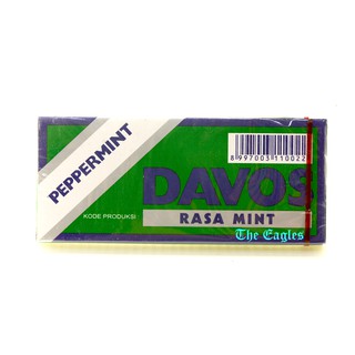Jual PERMEN DAVOS LUX HIJAU 1PCS 15GR CANDY PEPPERMINT SWEET MENTOL ...