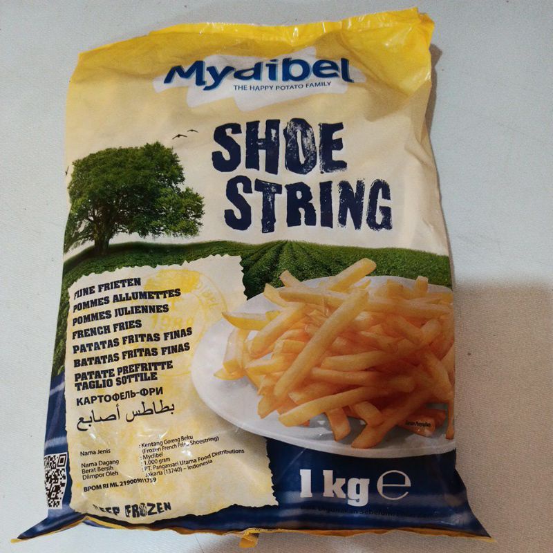 Jual Kentang Mydibel shoestring 1 kg exp jauh 06/2024 | Shopee Indonesia