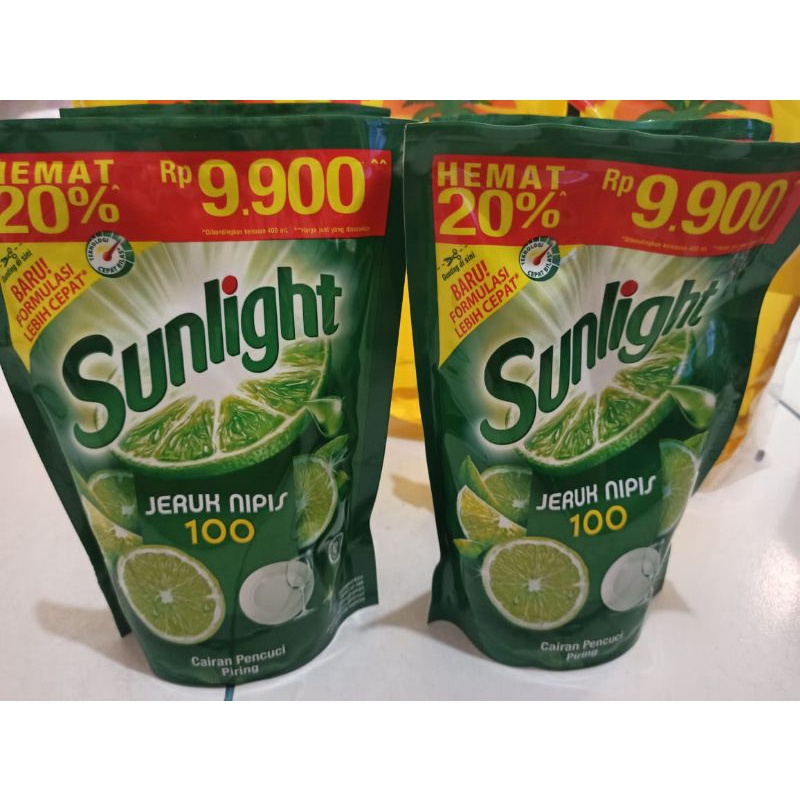 Jual (Nanariv) Sunlight pencuci piring kemasan baru 460 ml / 510 ml ...