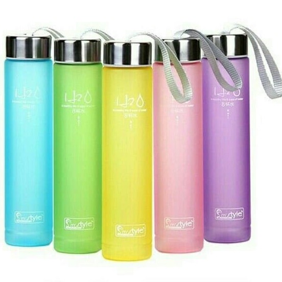 Jual BOTOL MINUM H20 DOFF / BOtol H2O / Botol Murah / Botol Air / Botol ...