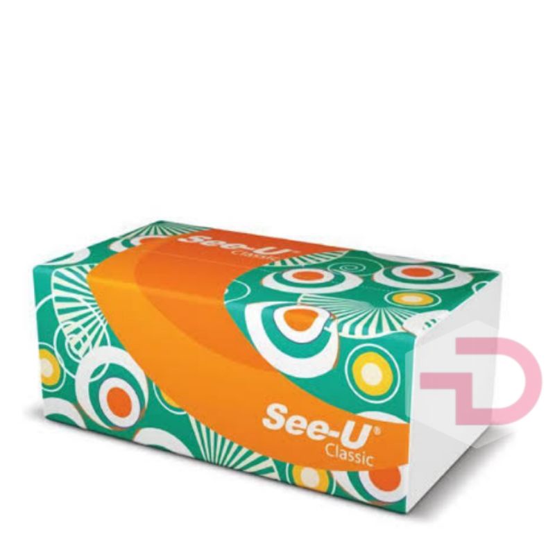 Jual Tissue See-U 250 sheet 2ply facial tissue tisu wajah | Shopee Indonesia