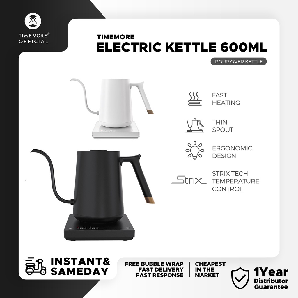 Jual Timemore Fish Smart Electric Coffee Kettle Teko Kopi Listrik ...