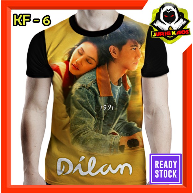 Jual Kaos Dilan 1991 Karakter Film Indonesia Murah Bahan Adem | Shopee ...