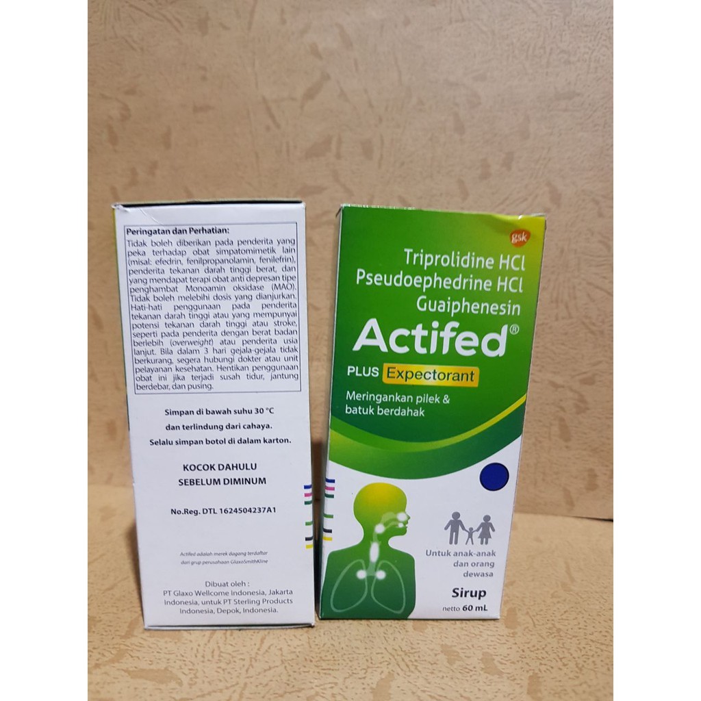 Jual NH - ACTIFED BATUK DAN FLU ( HIJAU ) 60ML | Shopee Indonesia