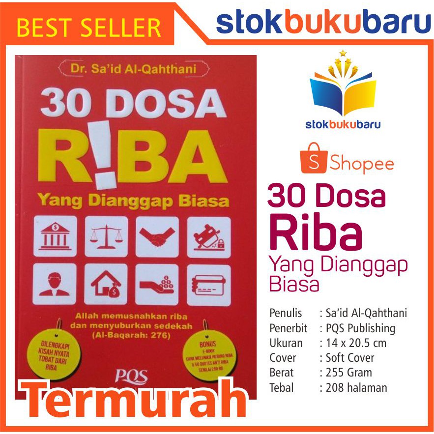 Jual Buku 30 Dosa Riba Yang Dianggap Biasa Plus Kisah Nyata | Shopee ...