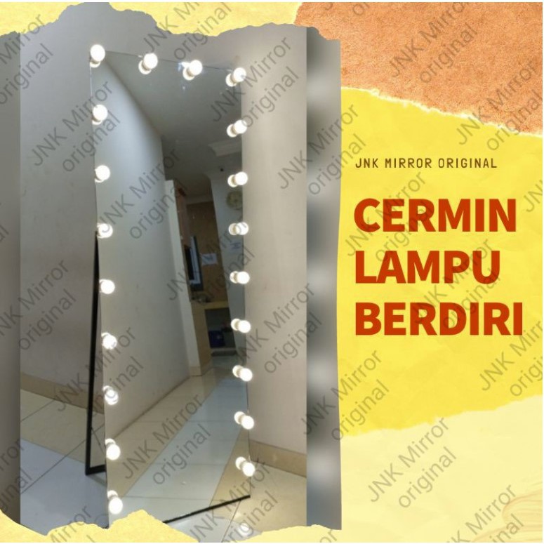 Standing Mirror Lampu Led / Cermin Lampu Berdiri / Cermin Lampu LED ...