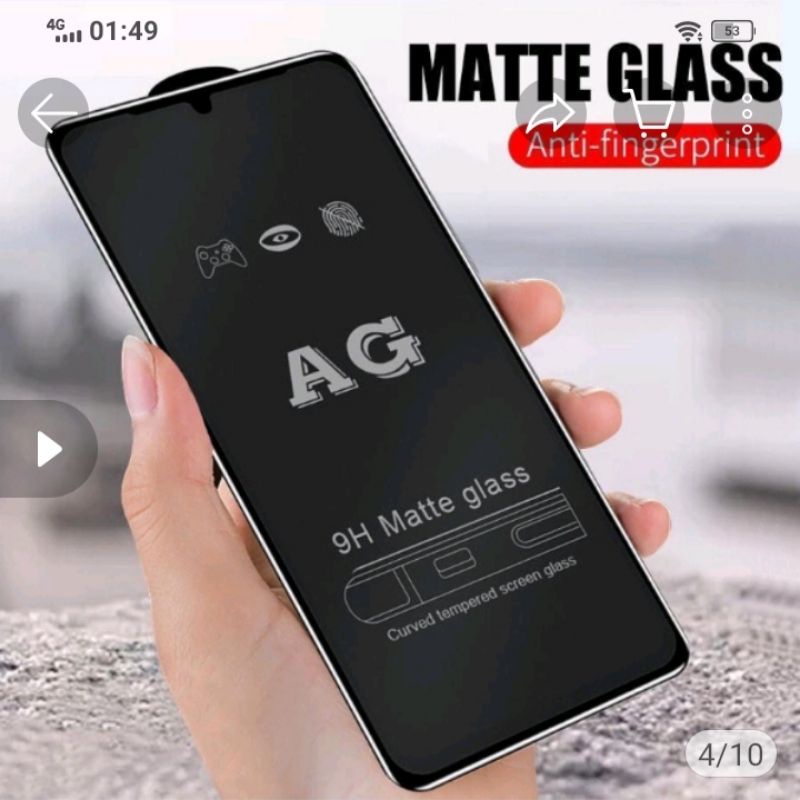 Jual Matte Glass Xiaomi Redmi Note 10 Note 10 5G Note 10S Note 10T Note ...