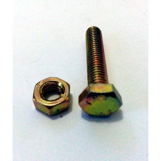 Jual Baut Hex M6 x 40 mm + Mur Kuning | Shopee Indonesia