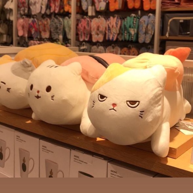 Jual Ready Boneka sushi kucing Miniso | Shopee Indonesia