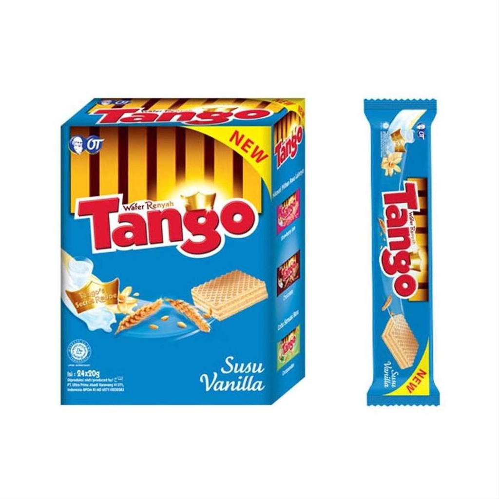 Jual Tango Wafer Vanilla Milk Long Box | Shopee Indonesia
