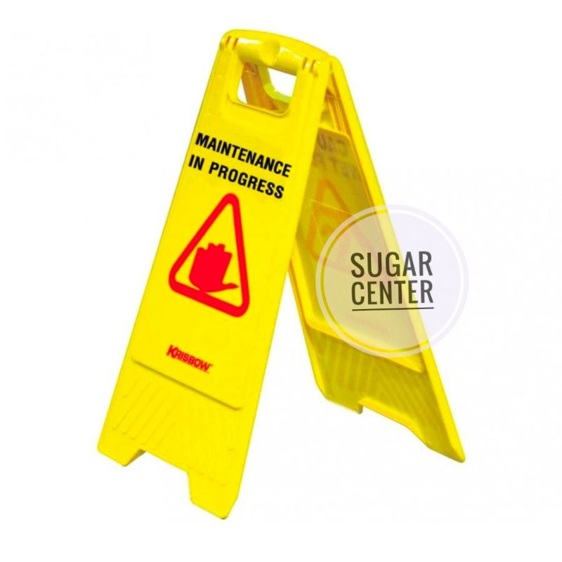 Jual Krisbow Floor Sign Maintenance In Progress/Warning Sign ...