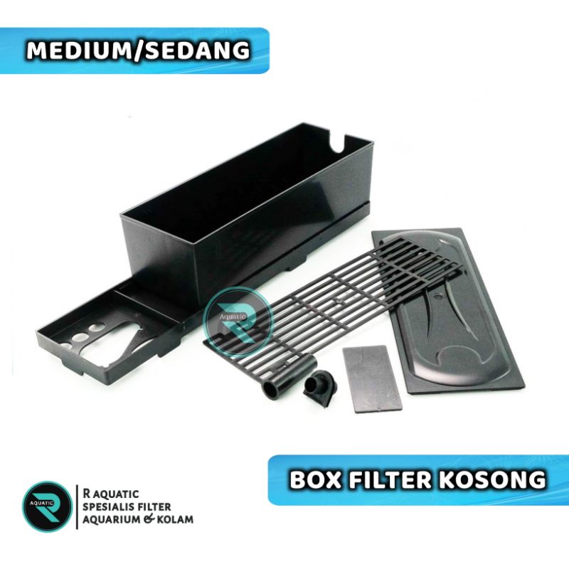 Jual box filter top filter external aquarium kosongan size medium ...