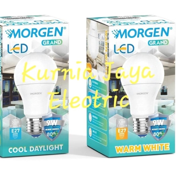 Jual Lampu LED Bulb MORGEN Grand 9W E27 220V - Putih | Shopee Indonesia