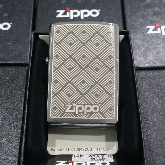 Jual ZIPPO LIGHTER / MANCIS KOREK API ORIGINAL - PYRAMID SHAPES DESIGN | Shopee Indonesia