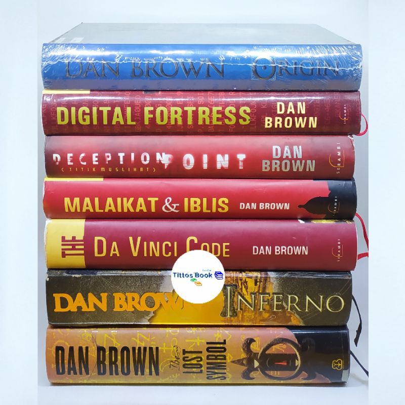 Jual NOVEL DAN BROWN, DECEPTICON POINT, INFERNO, THE LOST SYMBOL, DIGITAL FORTRESS, ORIGIN, THE ...
