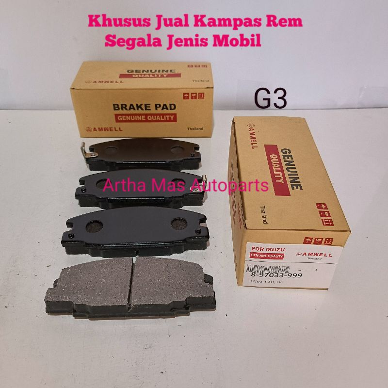 Jual KAMPAS REM DEPAN BRAKE PAD ISUZU PANTHER | Shopee Indonesia