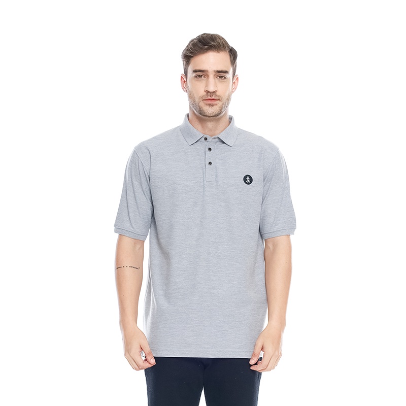 Jual KWITAN Kaos Kerah Polo Shirt GREY MISTY | Shopee Indonesia