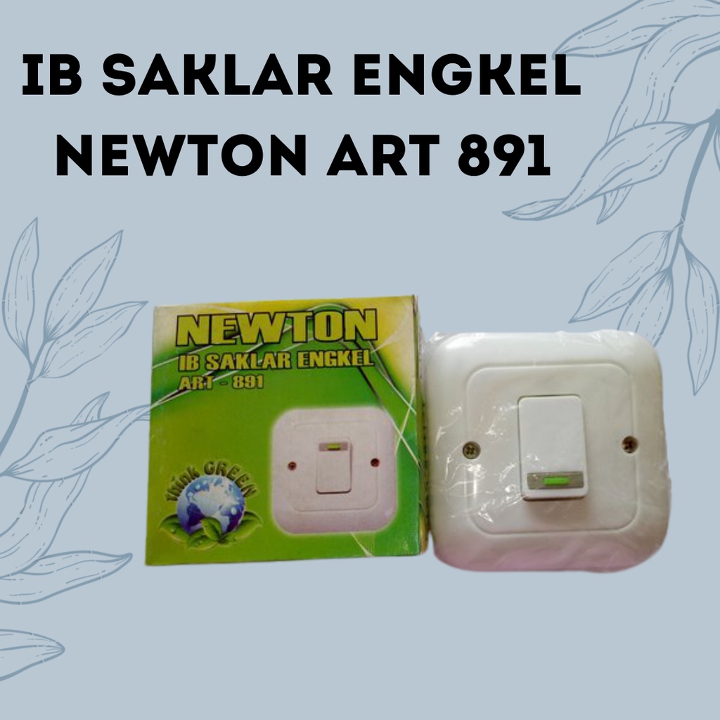 Jual IB saklar engkel Newton Art 891 sakelar engkel tempel saklar anti ...