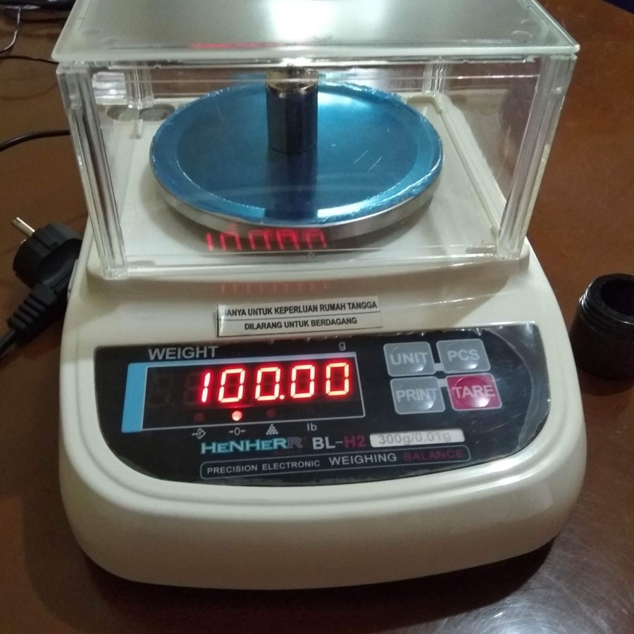 Jual Timbangan Henherr 300 g x 0.01 g Electronik Balance Analitik | Shopee Indonesia