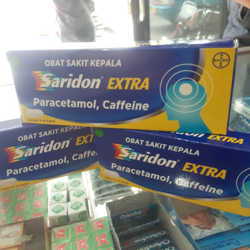 Jual Saridon extra isi 10 tablet | Shopee Indonesia