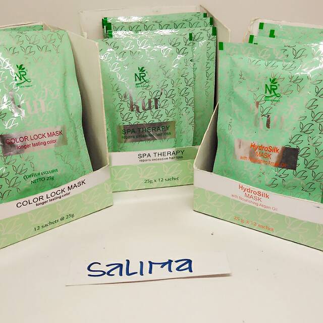 MASKER RAMBUT NR KUR HAIR MASK spa therapy rambut rontok, hydrosilk ...