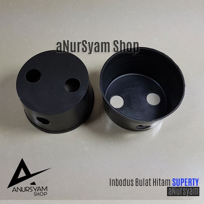 Jual InBodus Bulat SUPERTY / IB Dus / Inbowdus Mangkok Tanam Hitam ...