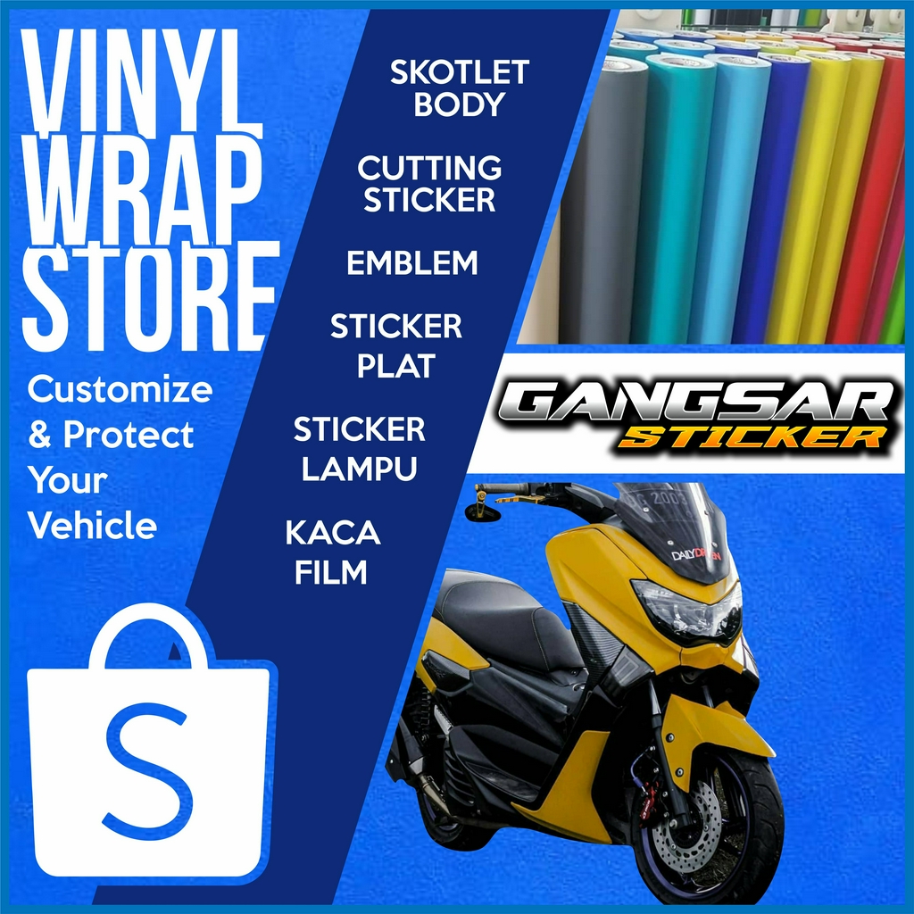 Produk GANGSAR STICKER | Shopee Indonesia