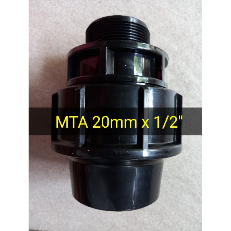 Jual MALE THREADED ADAPTOR 20mm x 1/2" / DRAT LUAR | Shopee Indonesia