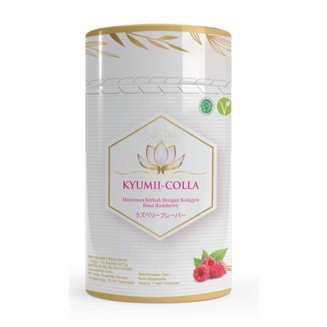 Jual Kyumii-Colla Raspberry Vegan Superfood . Mengandung Collagen , L ...