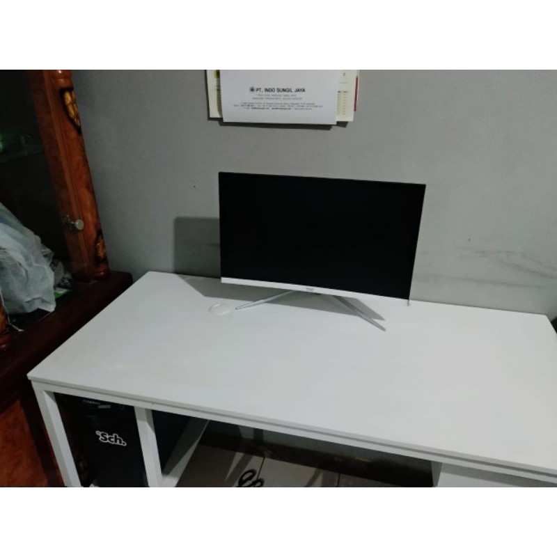 Jual Meja kerja dengan tempat cpu dan laci | Shopee Indonesia