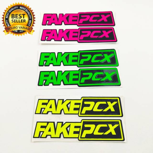 Jual stiker cutting honda fake pcx fakepcx thailand isi 2stiker ...