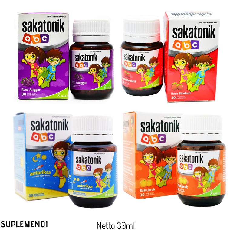 Jual Sakatonik Abc Isi 30`S - SAKATONIK ABC TABLET HISAP MULTIVITAMIN ...